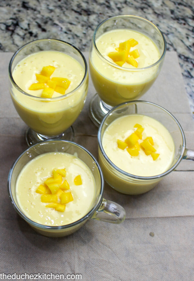 How to Make Mango Yogurt Drink - The Duchez Kitchen