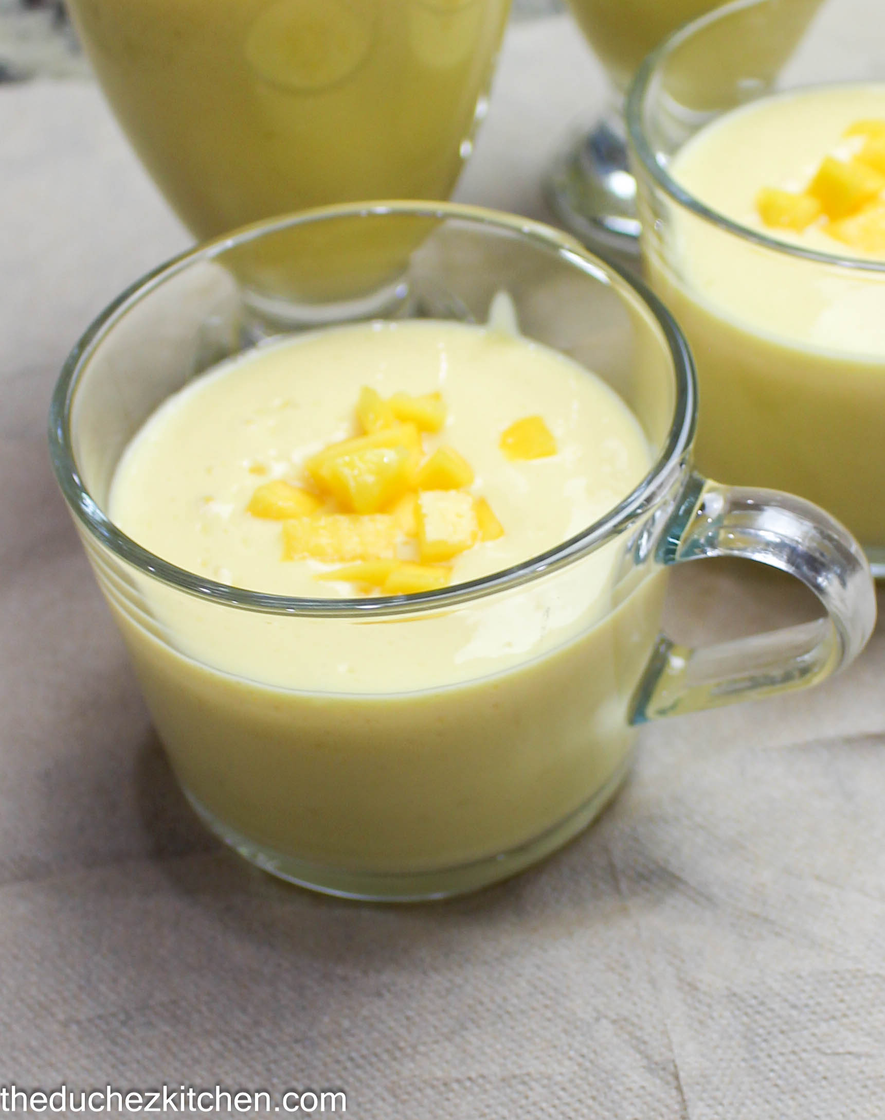 How to Make Mango Yogurt Drink - The Duchez Kitchen