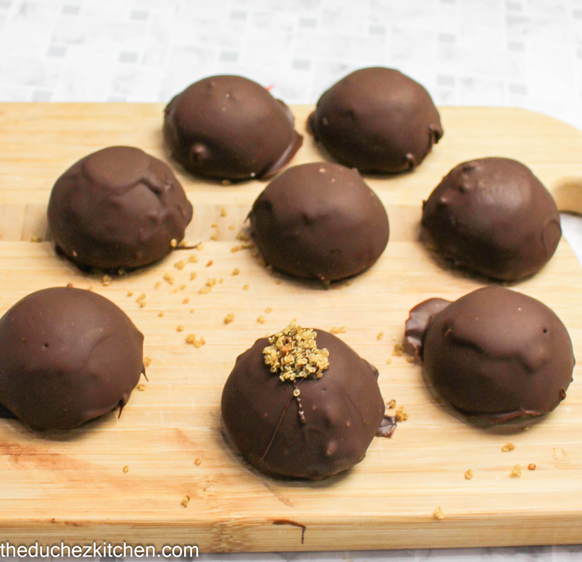 Easy Frozen Yogurt Bites Recipe - The Duchez Kitchen