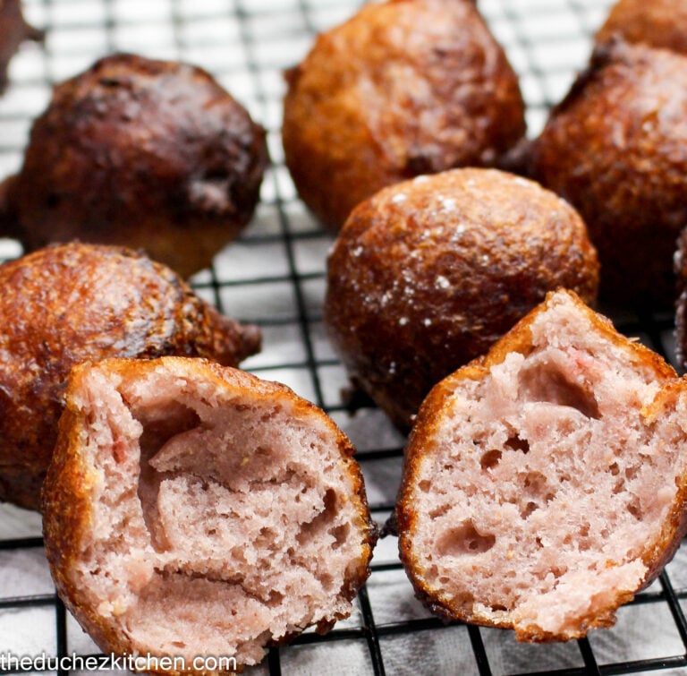 Strawberry Bofrot (Puff Puff) Recipe - The Duchez Kitchen