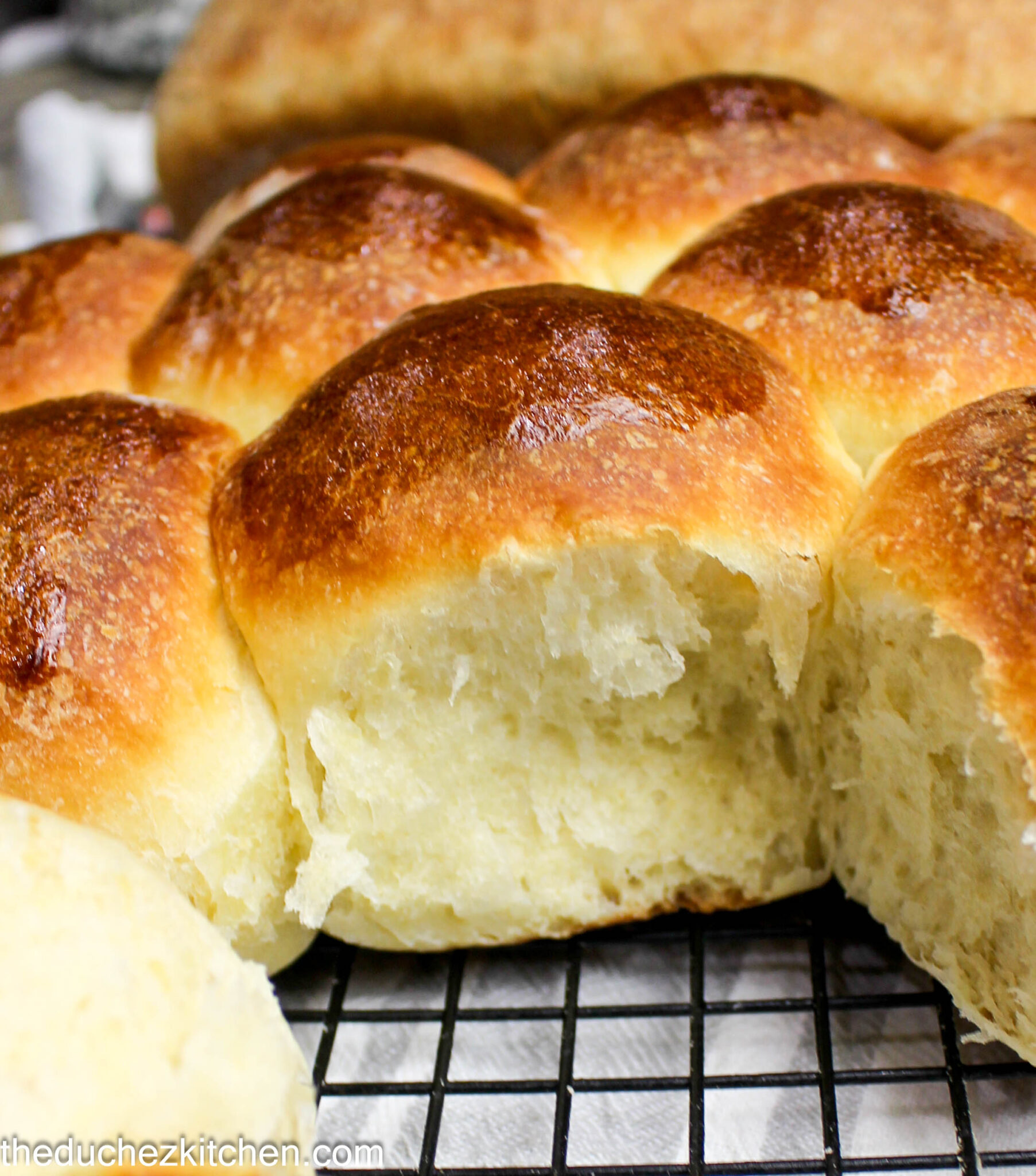 The Best Homemade Parker House Dinner Rolls Recipe - The Duchez Kitchen