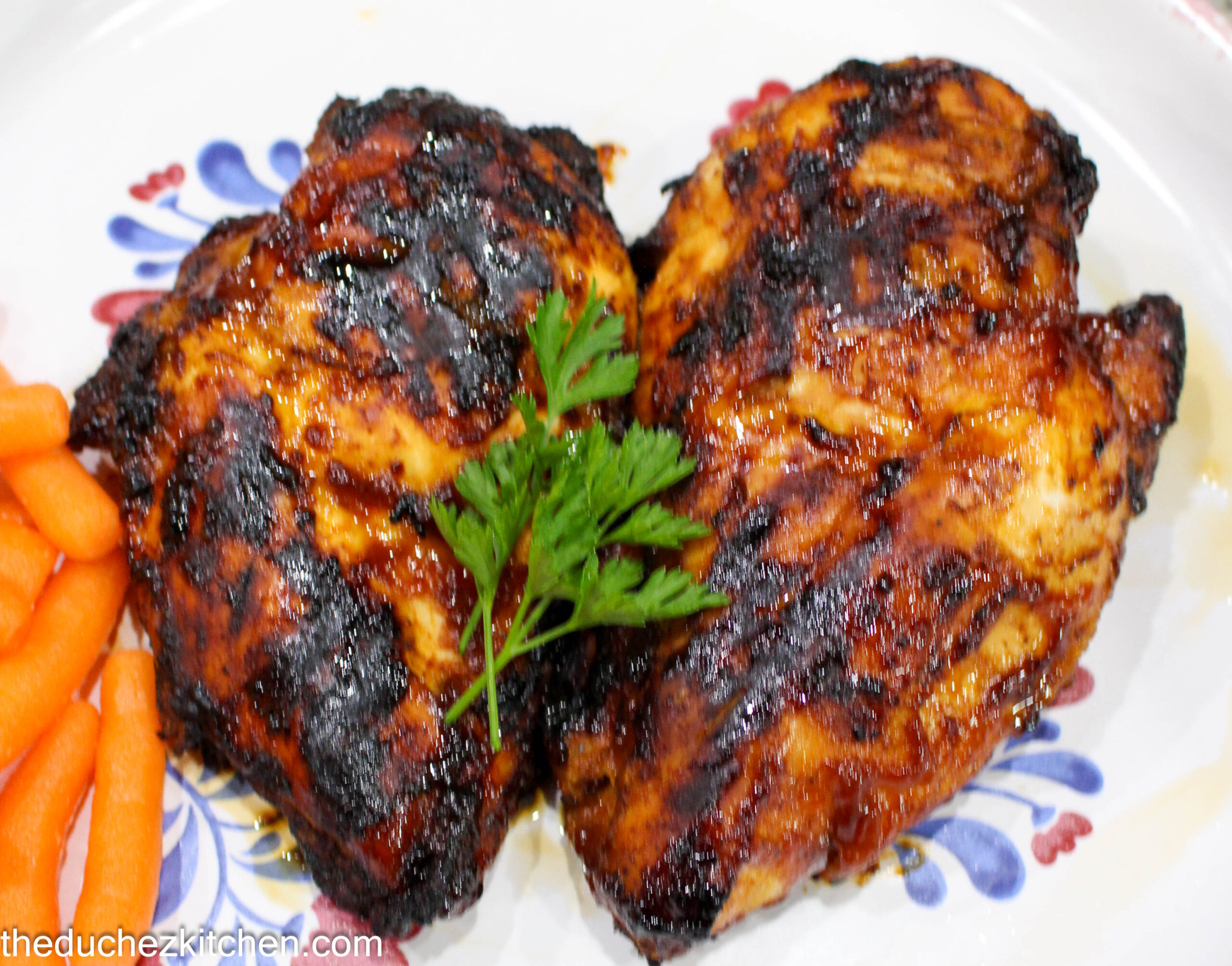 Easy Air Fryer BBQ Chicken - The Duchez Kitchen