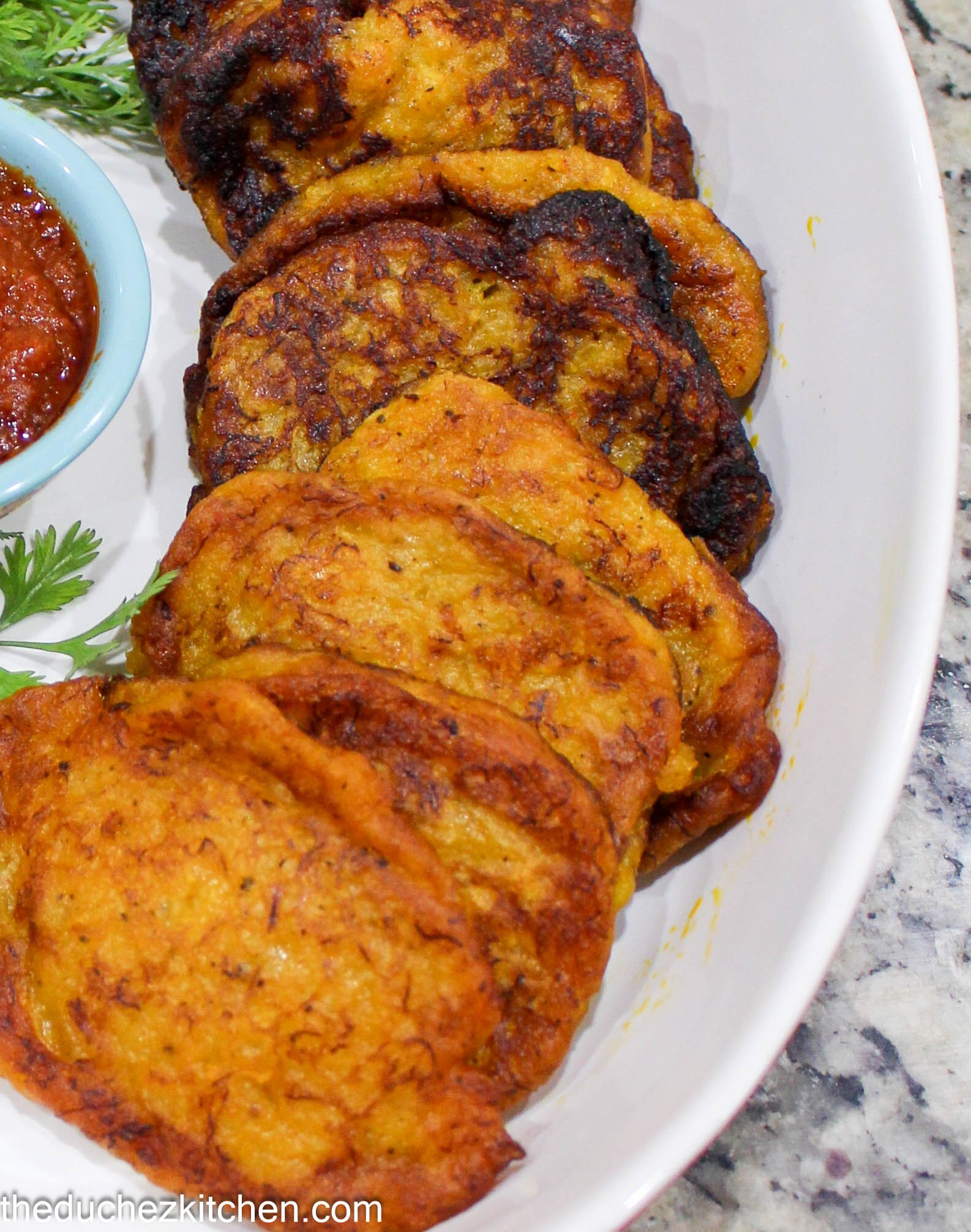 Tatale (Ghana’s Plantain Pancakes) - The Duchez Kitchen