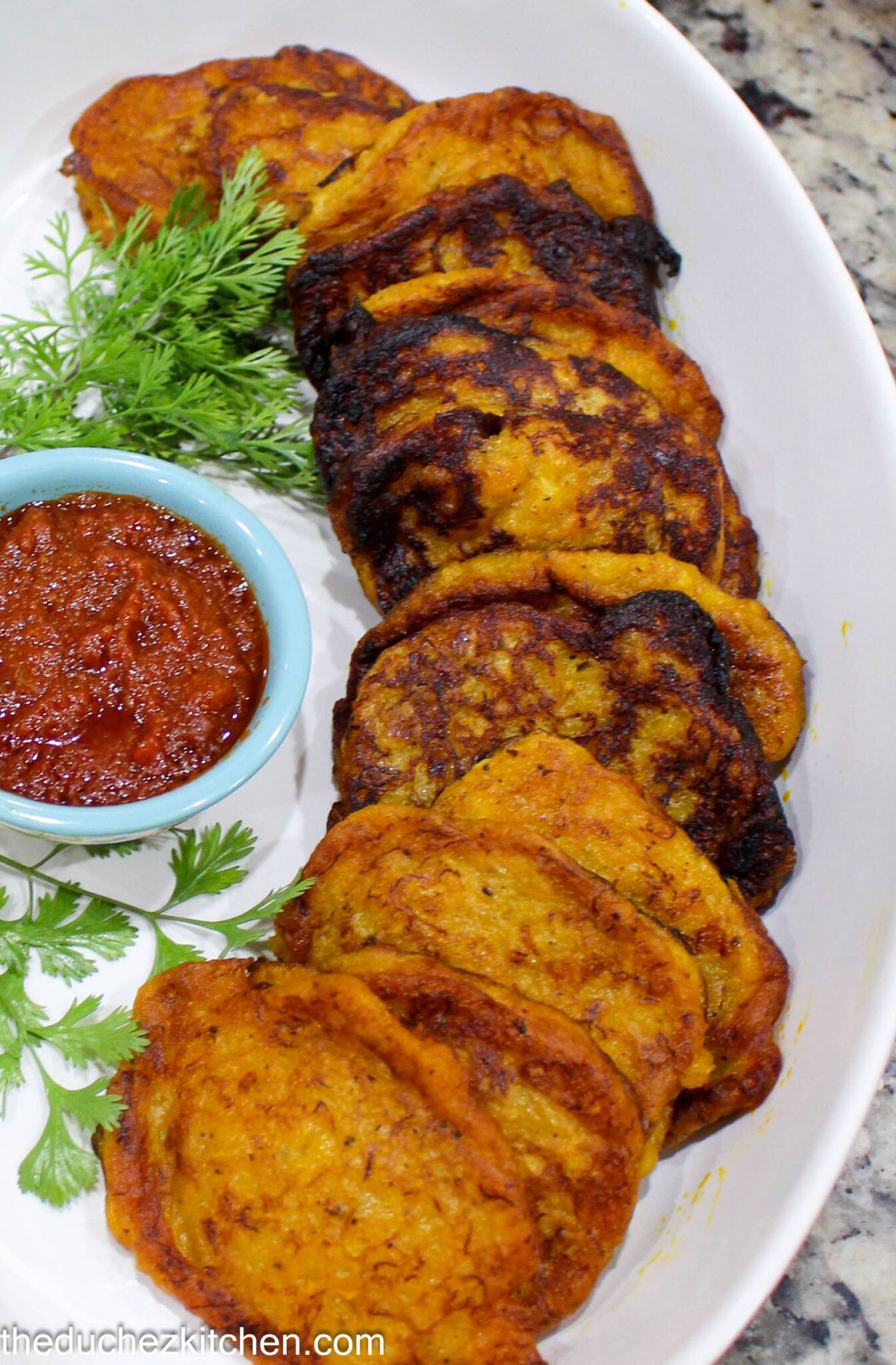 Tatale (Ghana’s Plantain Pancakes) - The Duchez Kitchen
